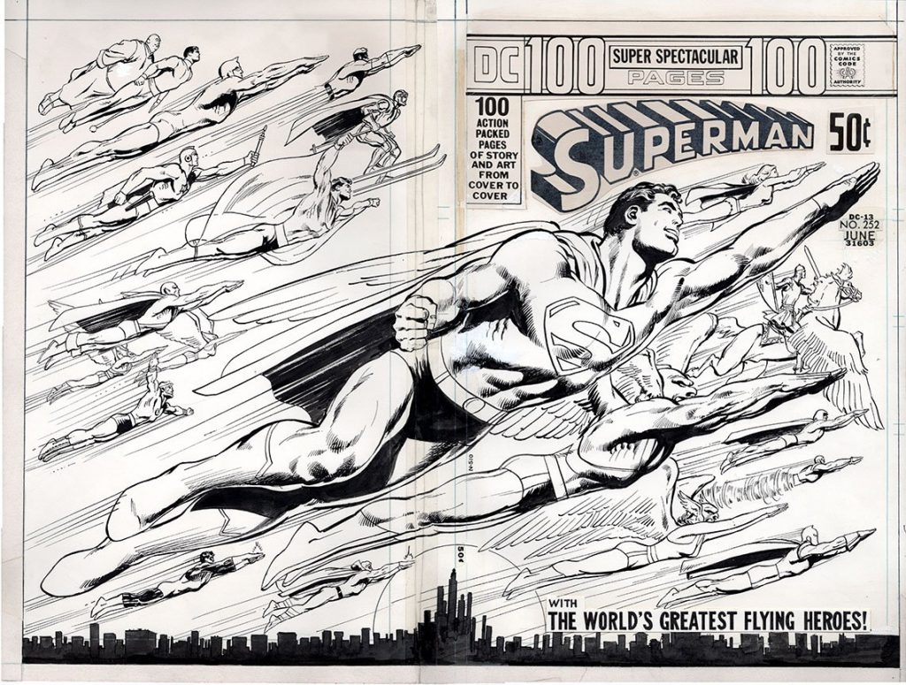 Graphic Collectibles Offering Neal Adams' Superman #252 Wraparound ...
