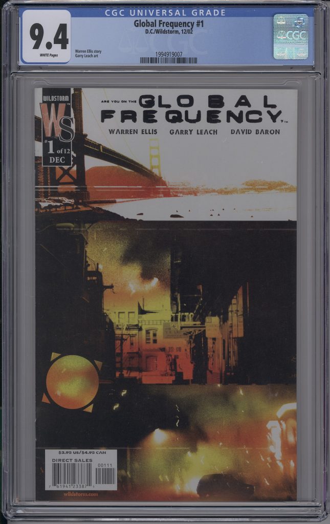 My Collection A-Z: Global Frequency #1 CGC 9.4 | It's All Just Comics